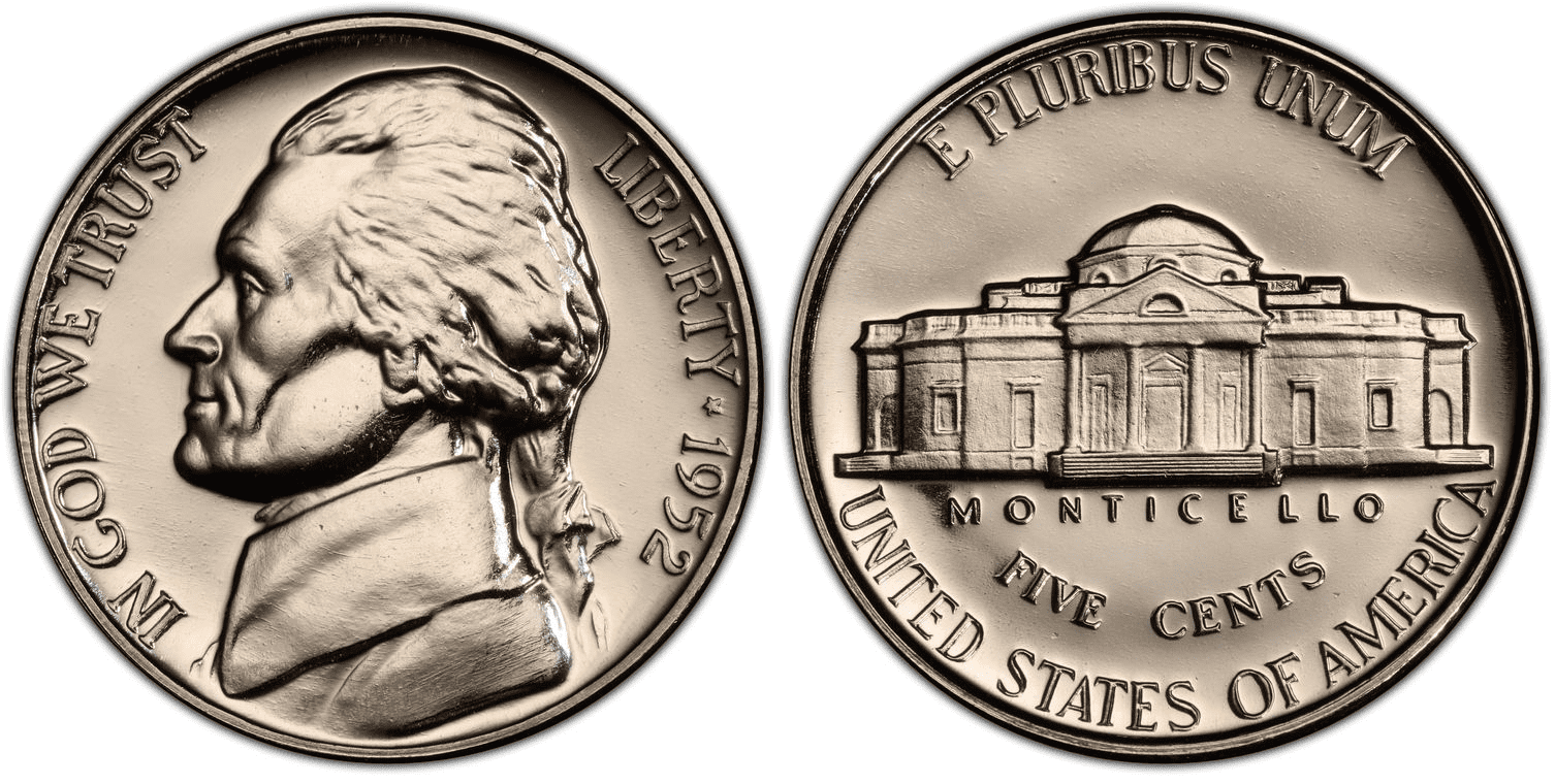 1952 Jefferson Nickel Value Guide - Rarest.org