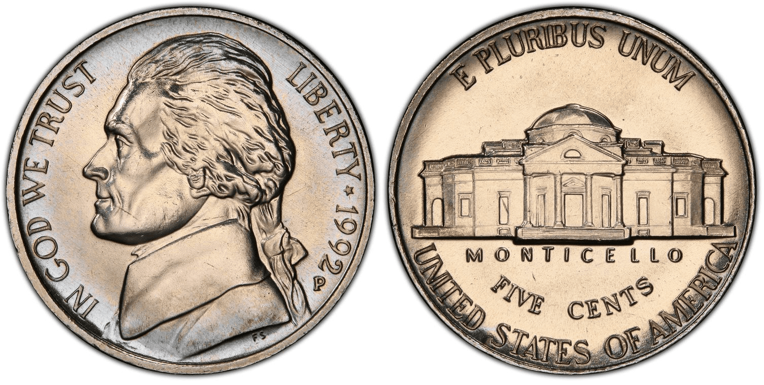 1992 Jefferson Nickel Value Guide - Rarest.org
