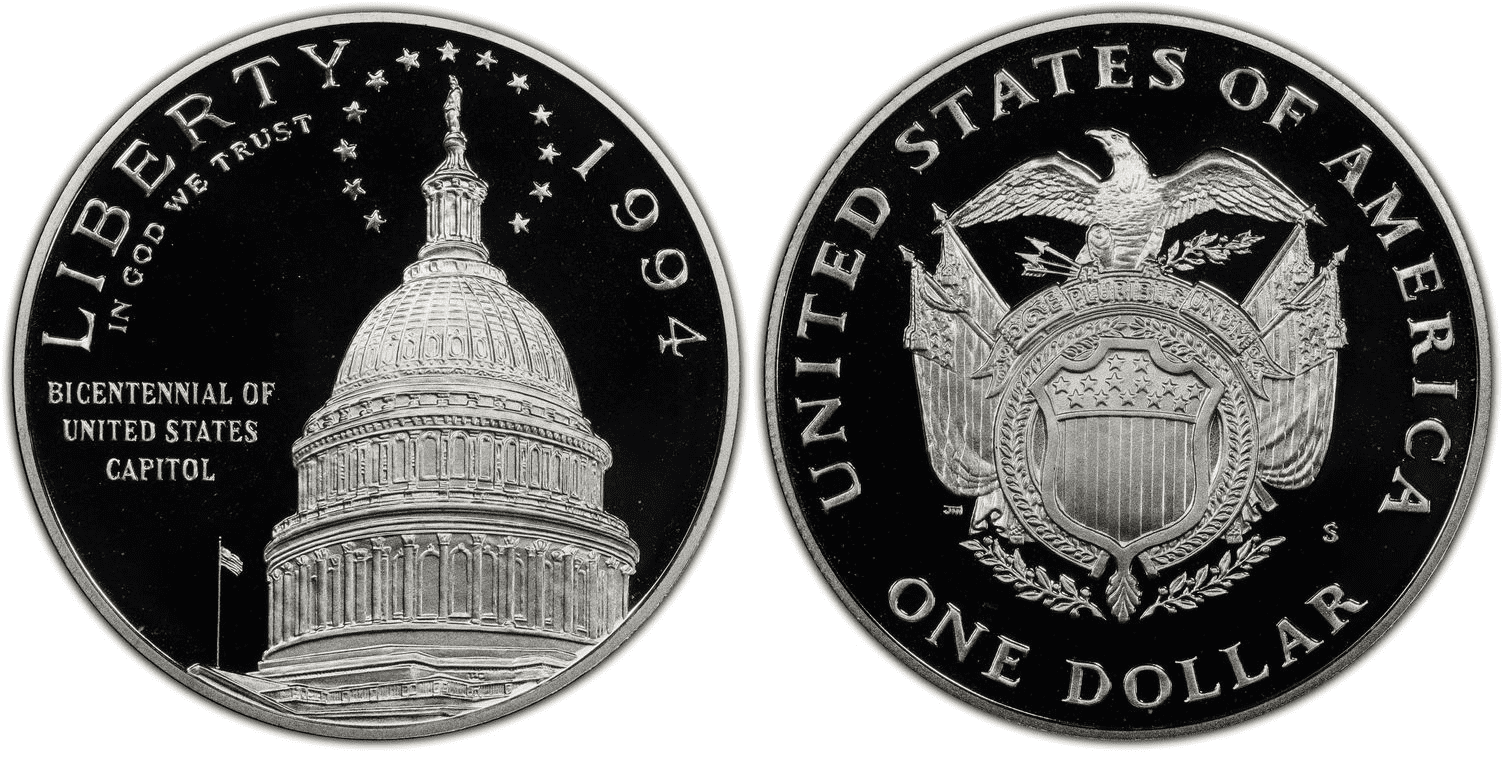 1994 Silver Dollar Value Guide - Rarest.org