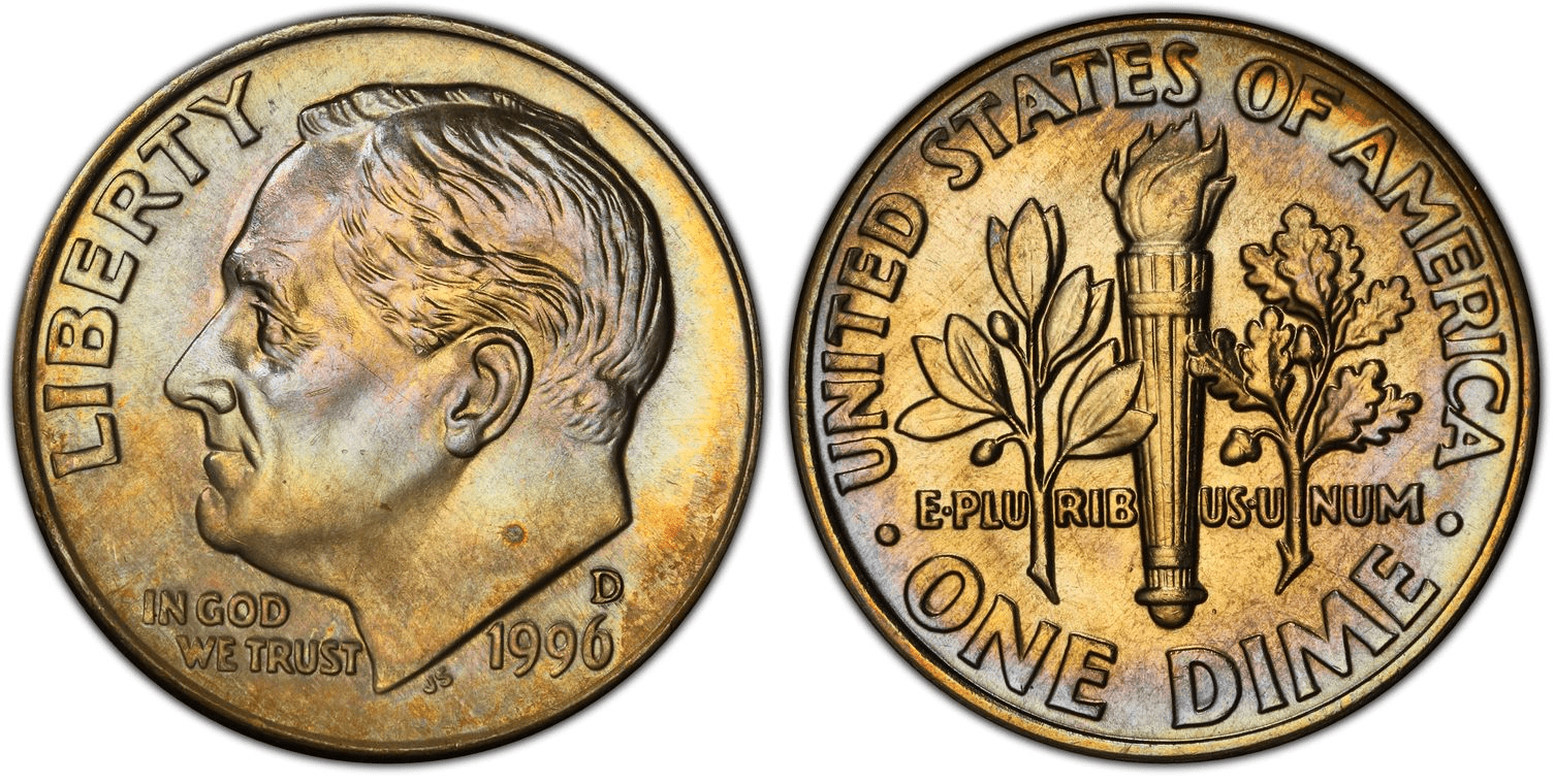 1996 Roosevelt Dime Value Guide - Rarest.org